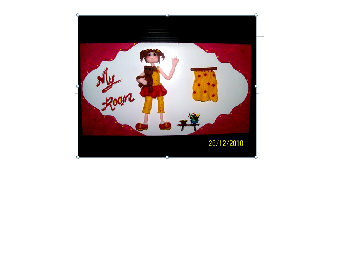 Claystationyong: My Room Sign Board make with polymer clay/handmake