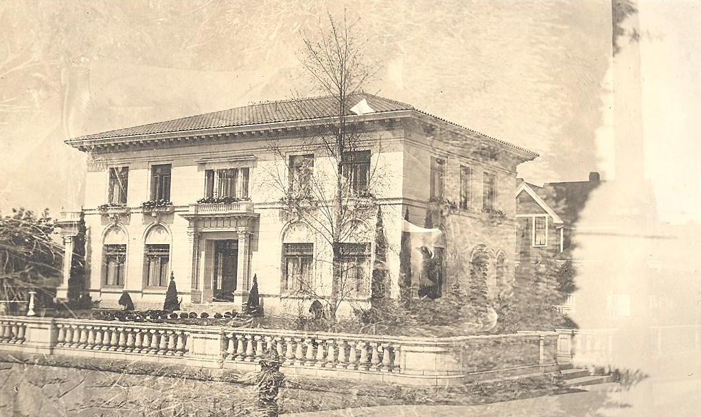 Old photos of architecture: Albert Rhodes House, Seattle WA