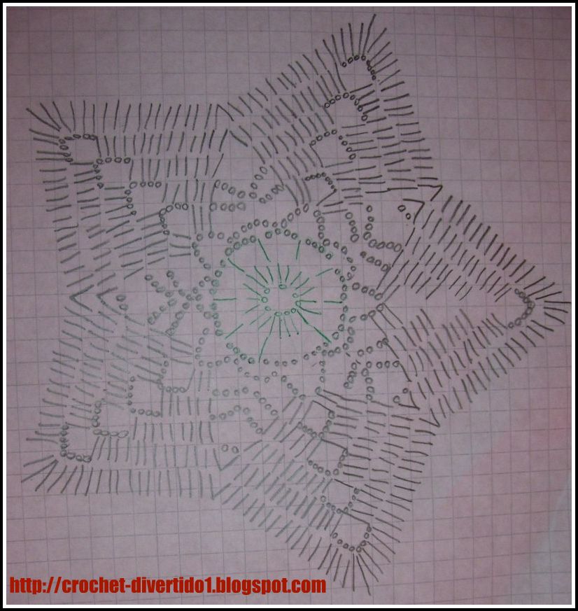 crochet-divertido1: Estrella tejida a crochet