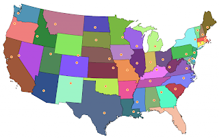 Geographism: Central Place Theory and Voronoi Diagram.