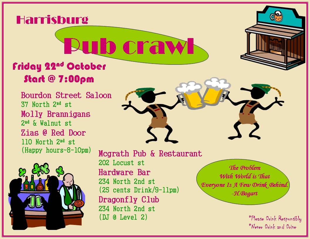 Geographism: Harrisburg Pub Crawl