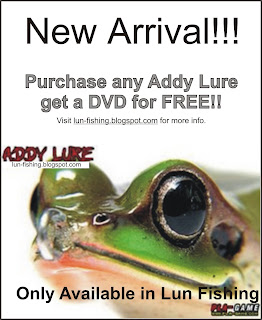 Lun Fishing: Addy Lure now Available in Lun Fishing
