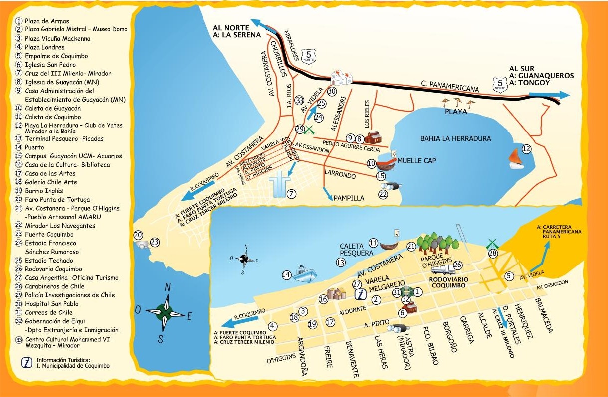 Visite Coquimbo: Mapas
