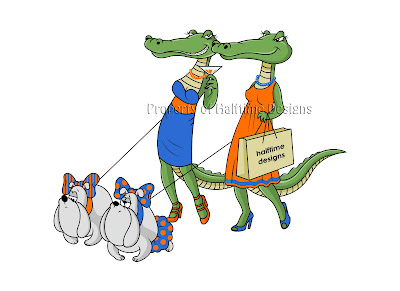 Halftime Designs: Gator Bulldog Divas image