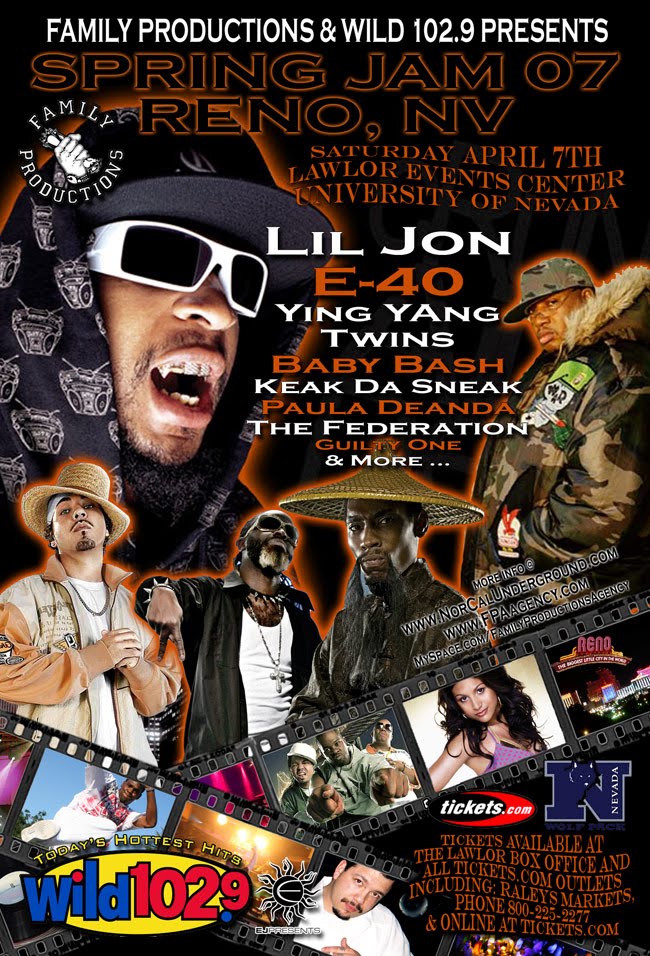 Got Shows?: Spring Jam 07' w/ Lil Jon, E-40, Ying Yang Twins, Baby Bash ...