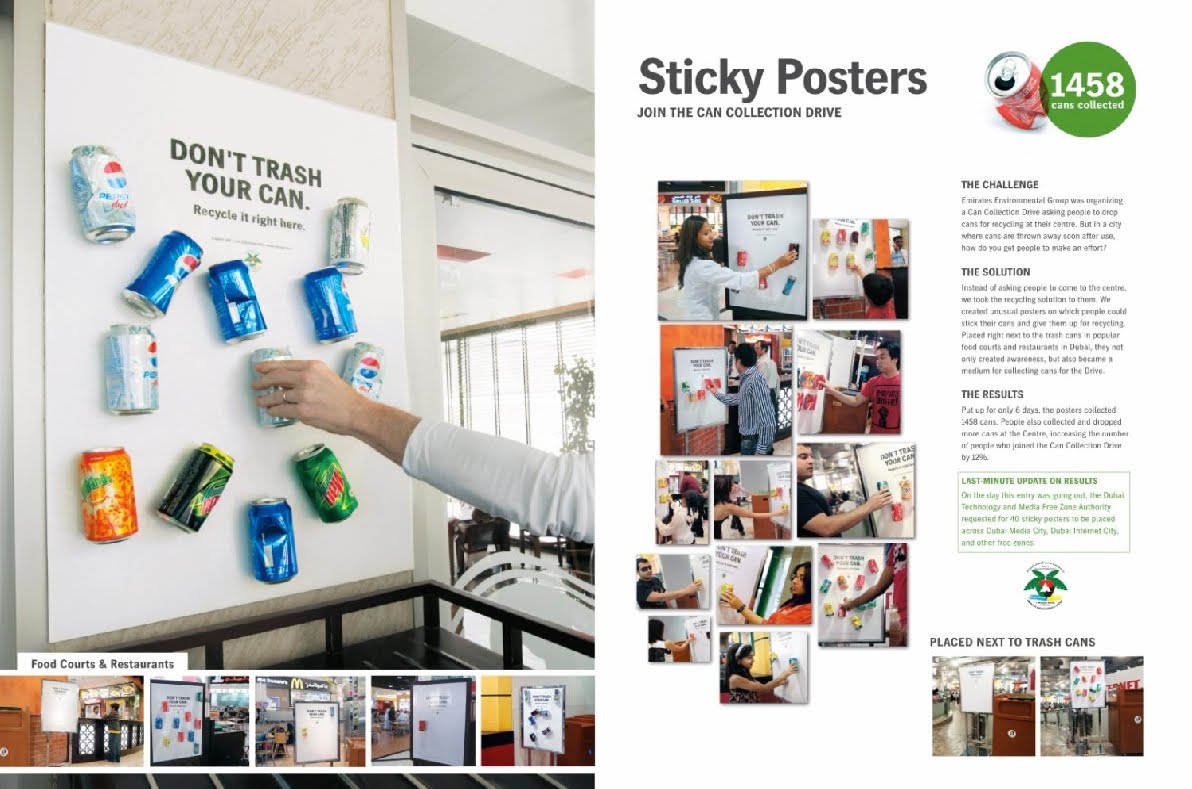 A Birds Eye View: Emirates Environmental Group “Sticky Posters”