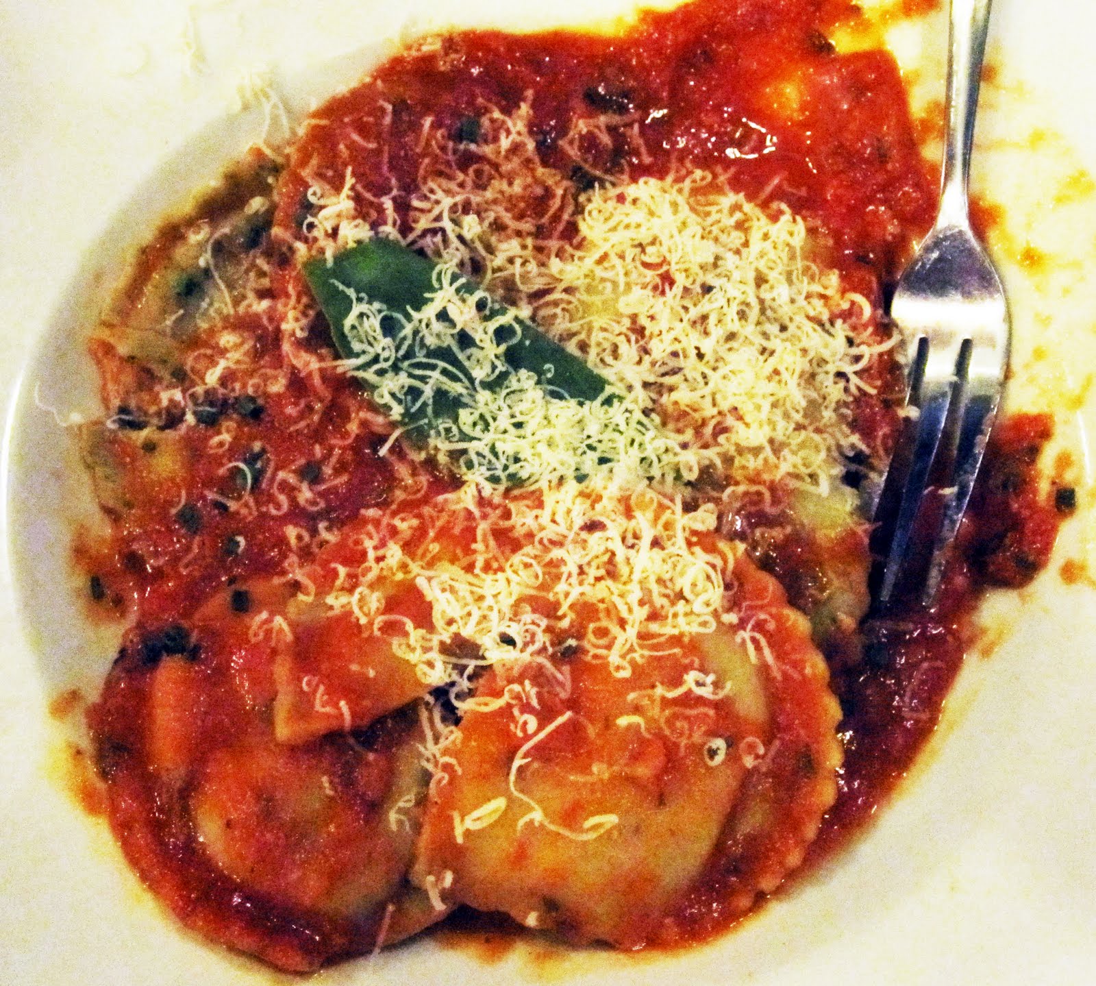 I'll Have Everything...And a Side to Go: Oven Roasted Vegetable Ravioli