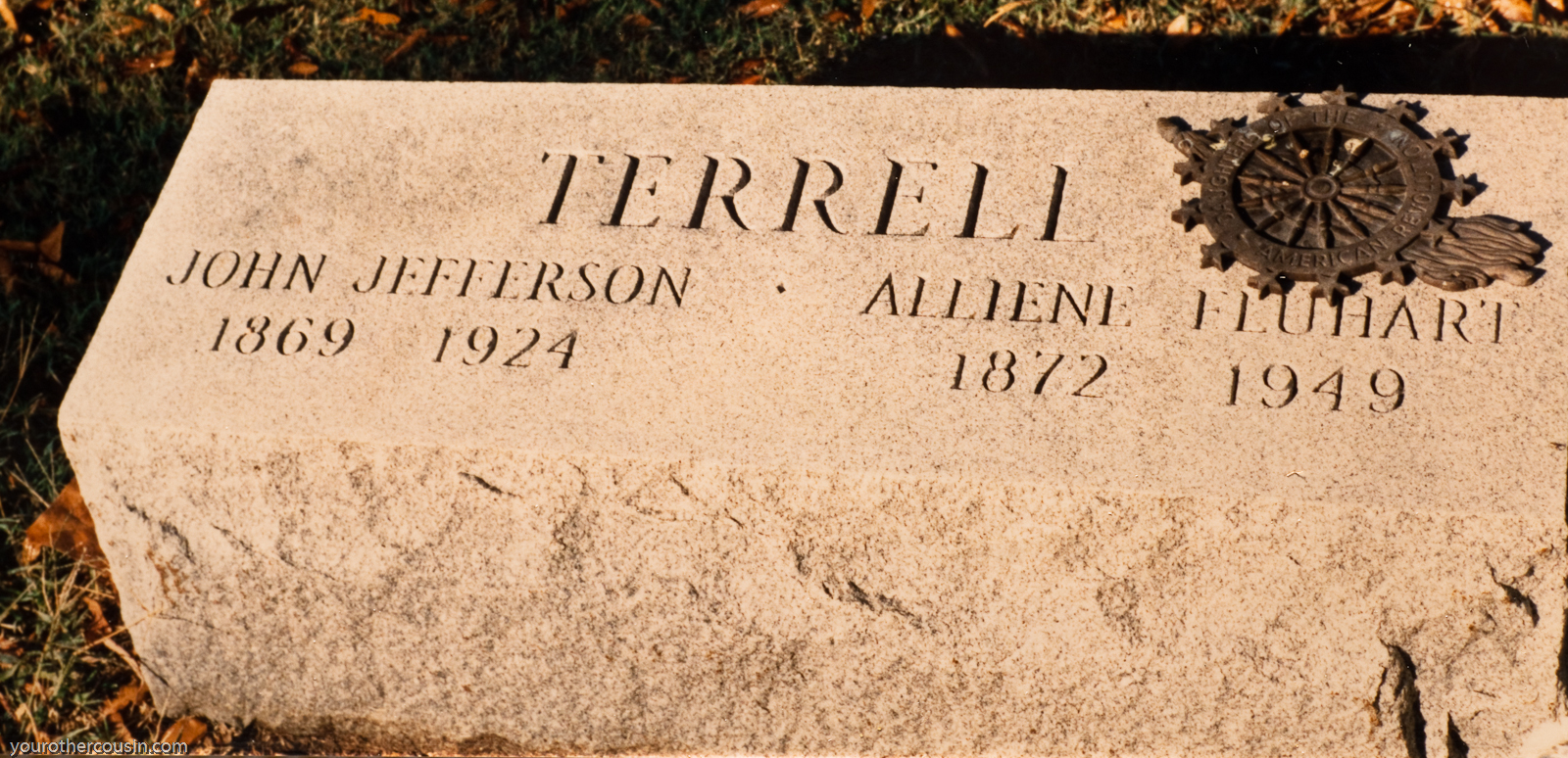 Your Other Cousin: John Jefferson Terrell 1869 [E-3]*