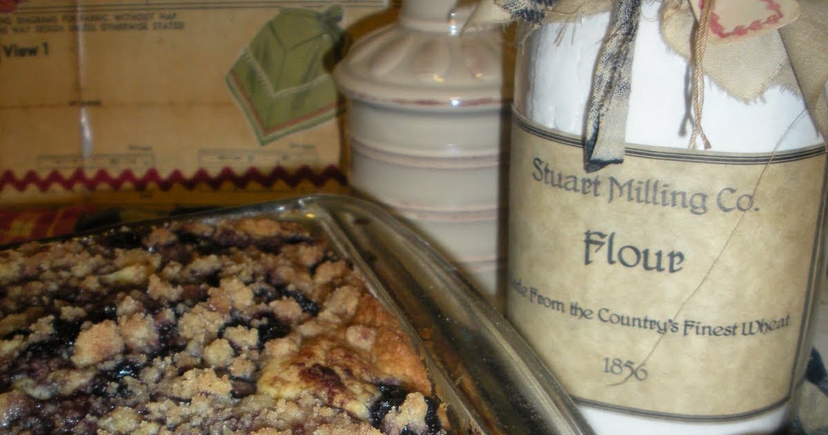 The American Homemaker: Pioneer Blueberry Buckle & a History of Shortening