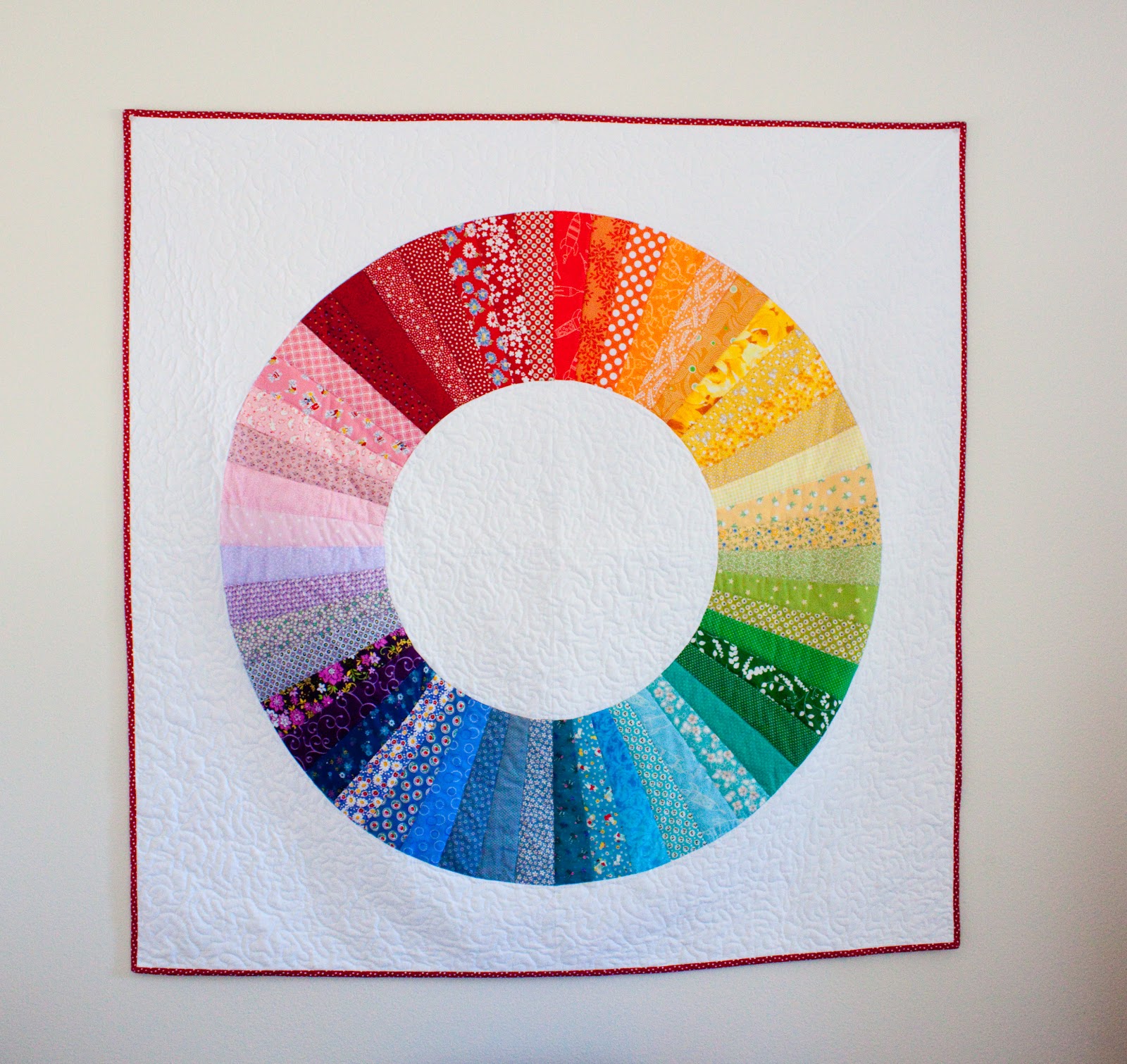 Quilt Story: Silverlily colorwheel quilt...