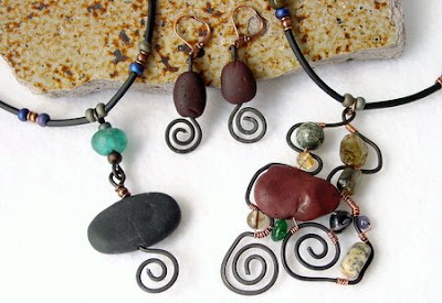Beadcomber Jewelry: Beach Pebble Jewelry