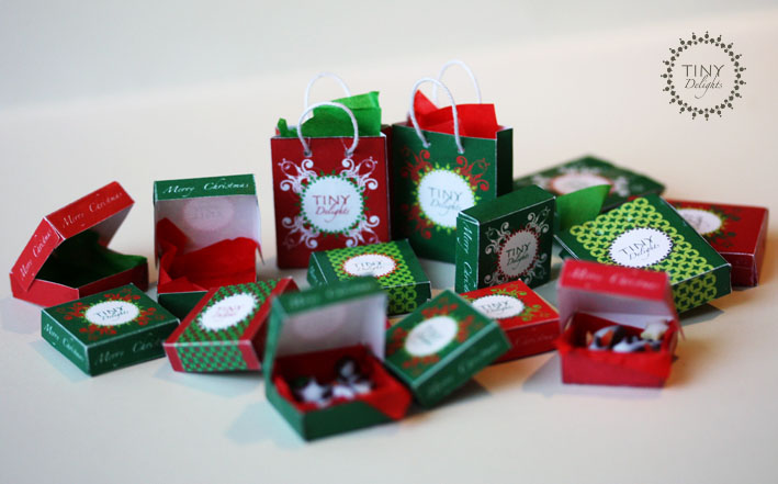Tiny Delights: Tiny Delights - Christmas packaging