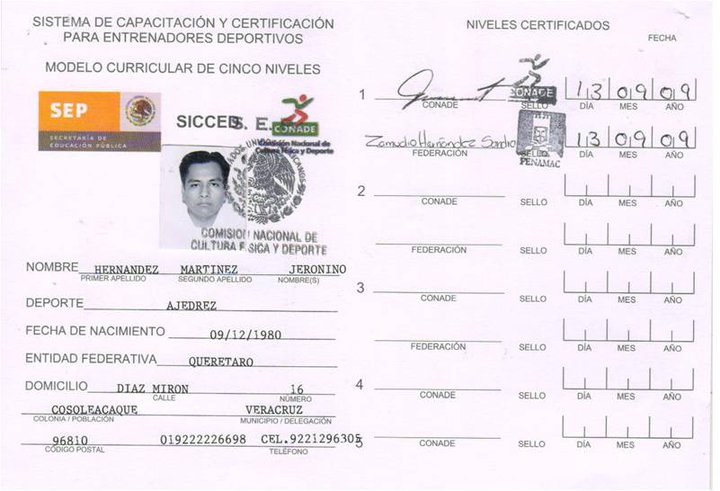 EL ESCAQUE DEL CHAPULIN: SICCED: la responsabilidad de todo entrenador