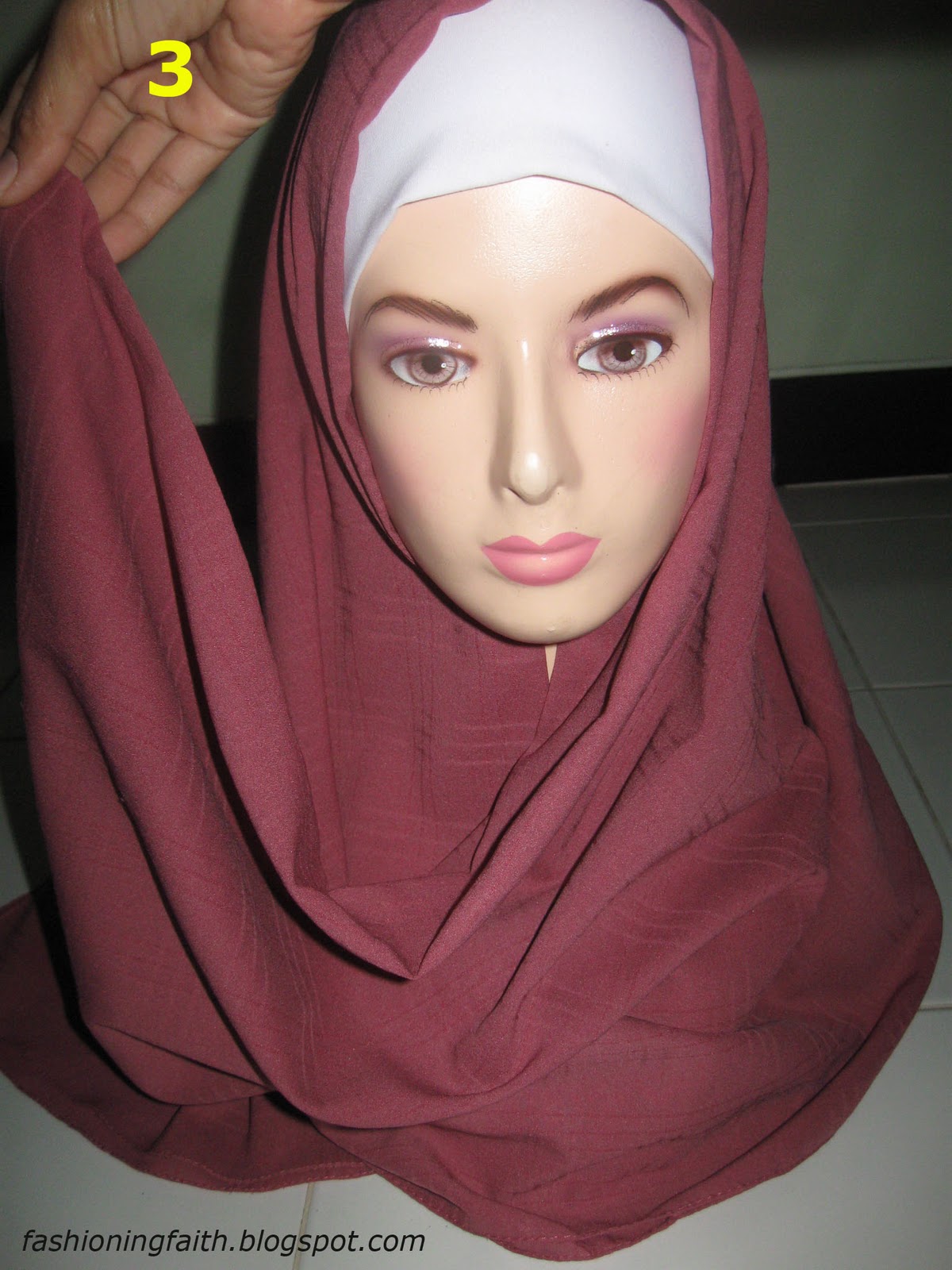 Hijab Tutorial: My Simple Square-Scarf Style (2) « Tutorial Hijab Ala Paris