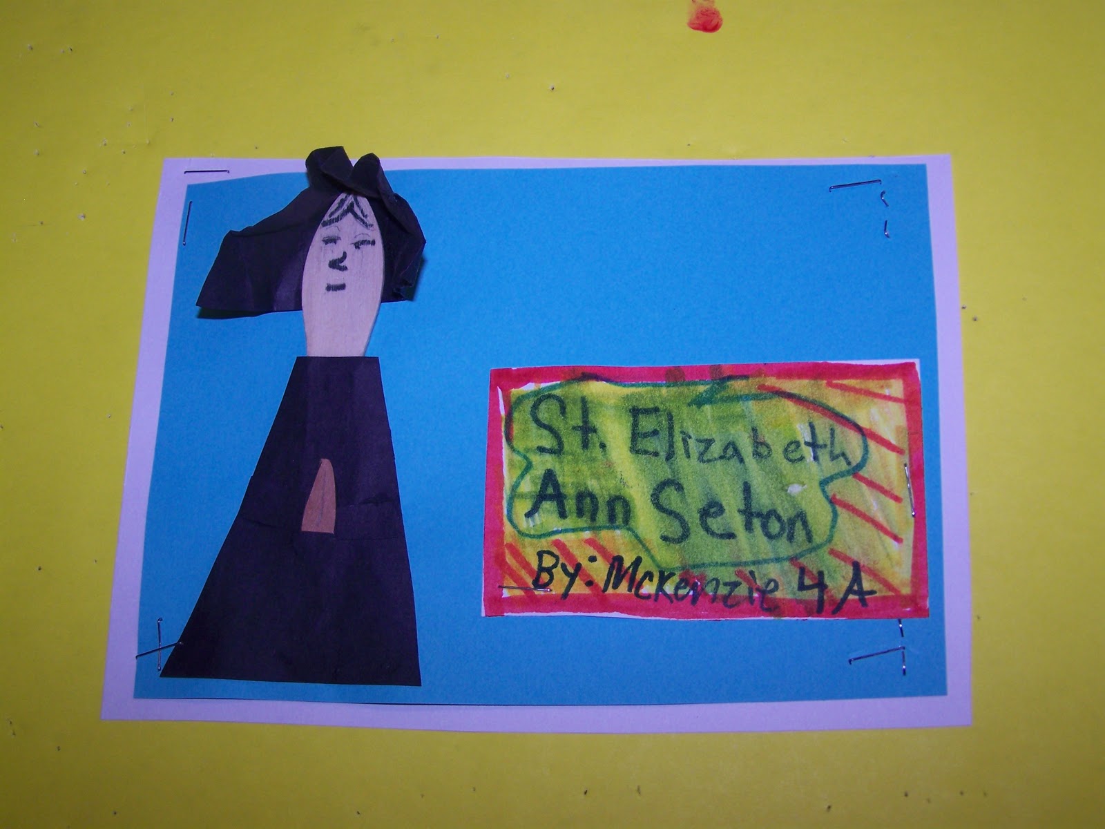 Heart of the Home with Six Kids: Spoon Saints Craft Project