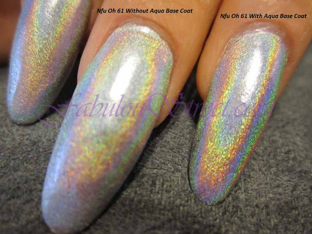 Nfu Oh USA: Nfu Oh Number 61 Holo. (With / Without Aqua Base)