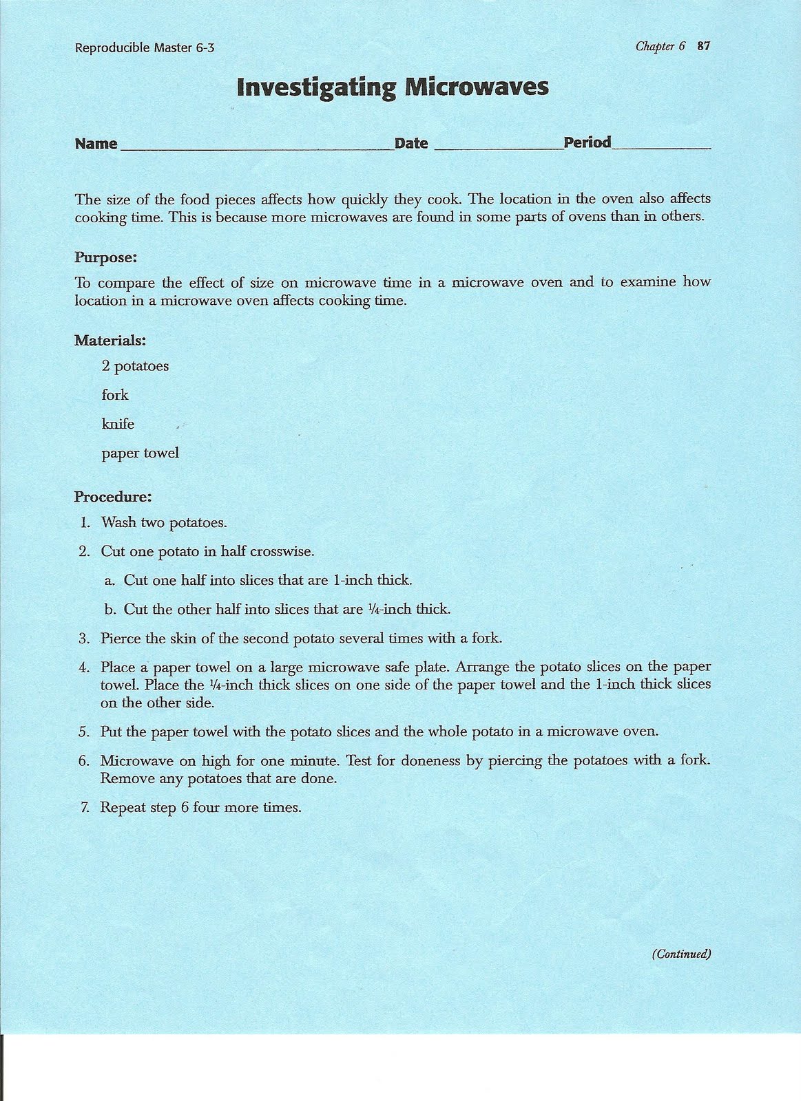 CMS Microwave Mysteries