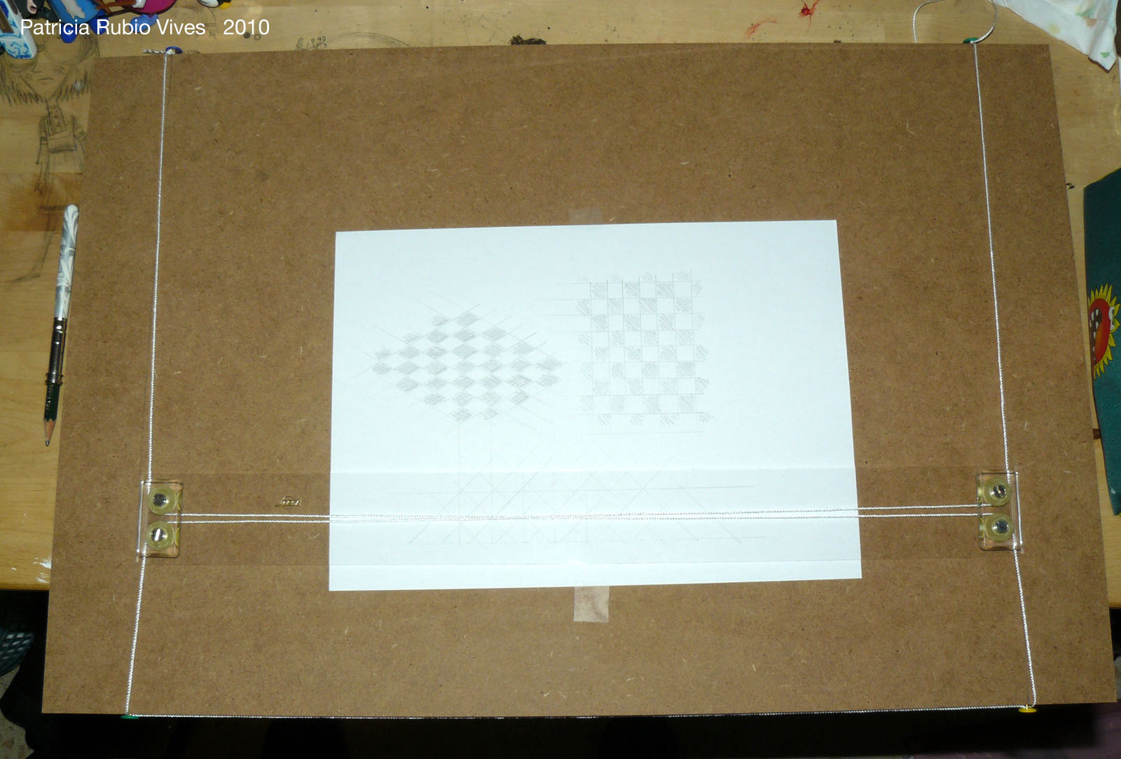 El cuaderno de dibujos de Patricia: Un paralex pequeñito y casero