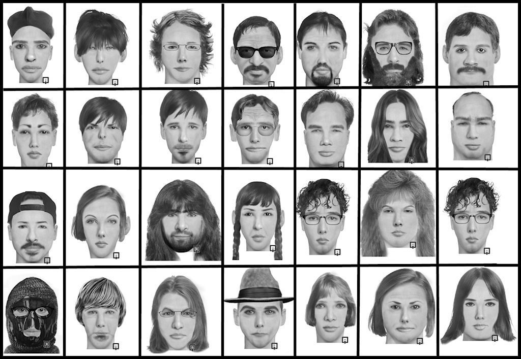 All This Is That: More police Identikit faces I made in Faces 3.0