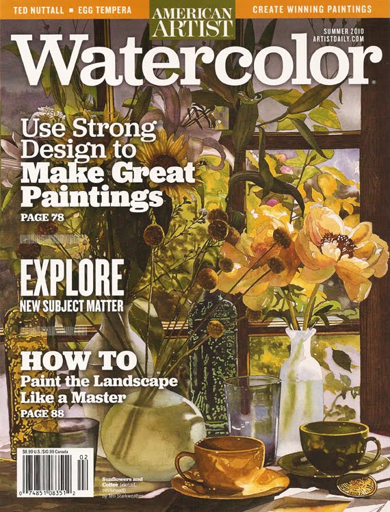 Diane Morgan Paints: Finalist in Watercolor magazine Cover Competition