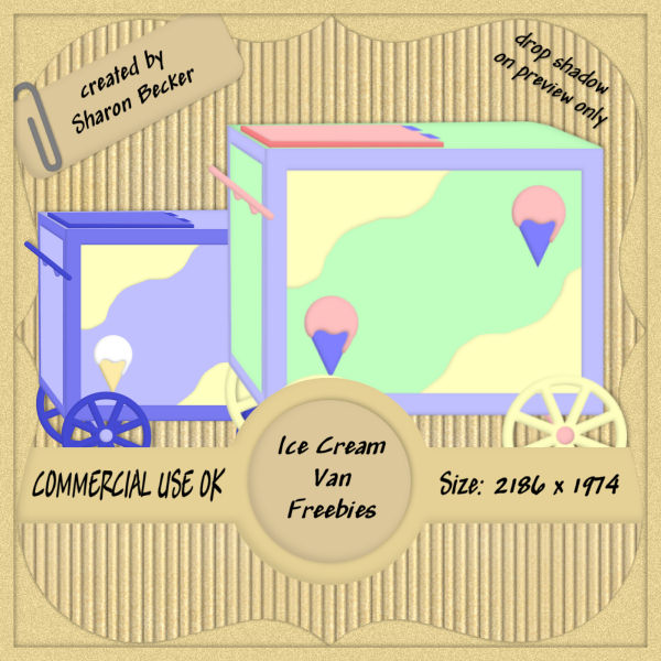 Sharon Becker Creations: NEW Ice Cream Van Script & a Freebie