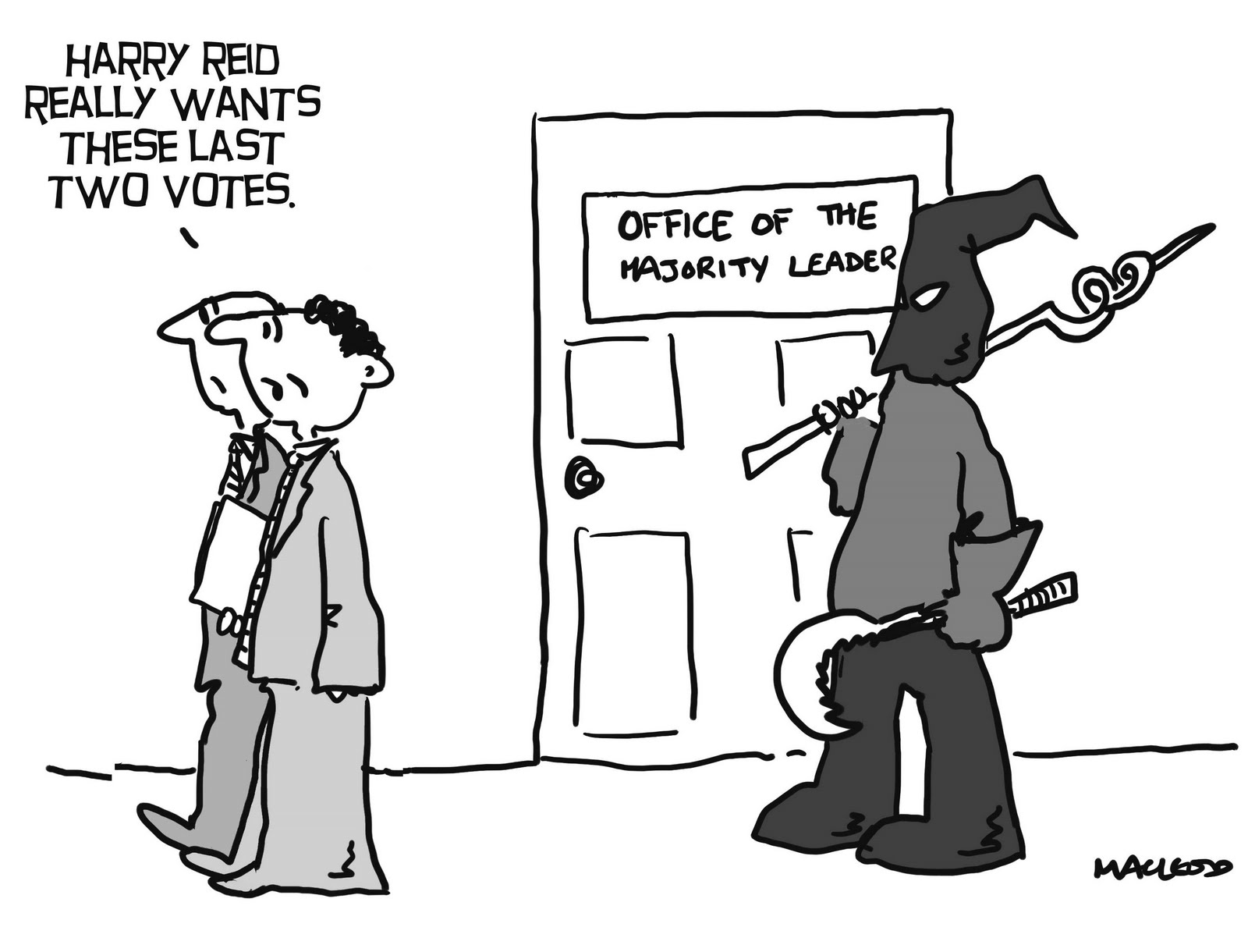 MacLeod Cartoons: Senate Vote on Proceeding on Healthcare