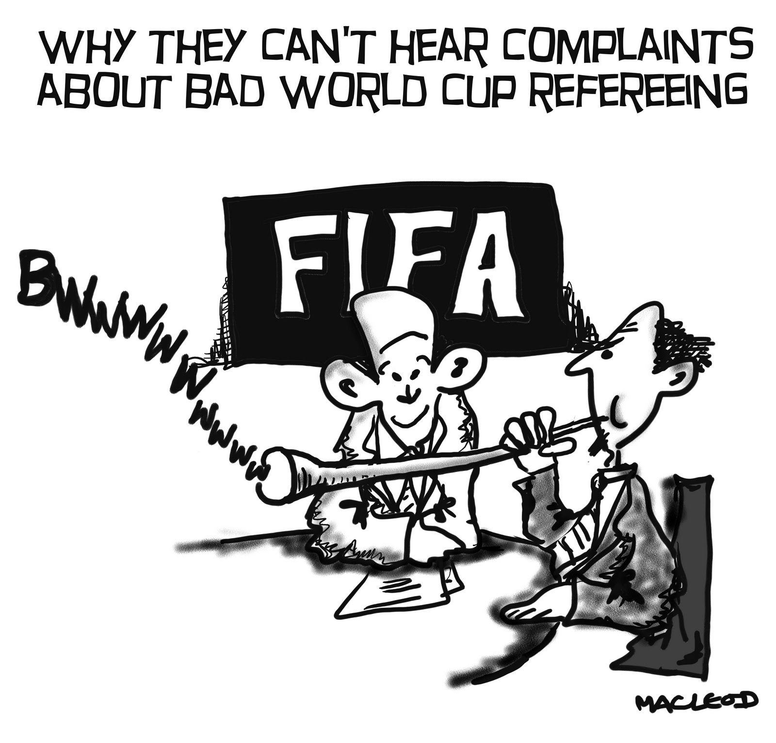 MacLeod Cartoons: Referees at the FIFA World Cup