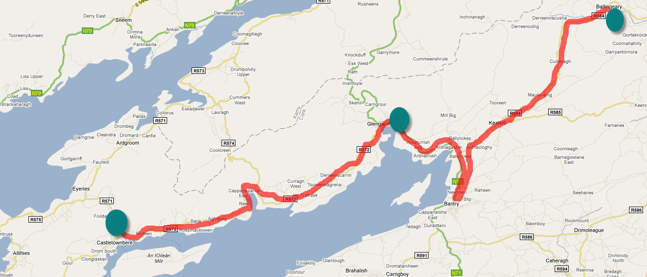 Rolling Through Ireland: Moving Along Bantry Bay To Glengarriff