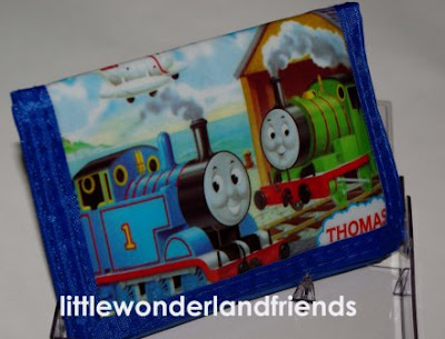 LittleWonderlandFriends: Thomas the Tank Engine Wallet Purse Coins Bag