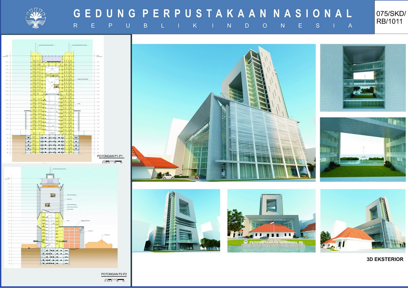 DIWANGKORO ARSITEK: PERPUSTAKAAN NASIONAL REPUBLIK INDONESIA