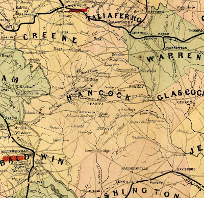 Braswell Doc Archive: 1864 - Shoulderbone in Hancock Co., GA