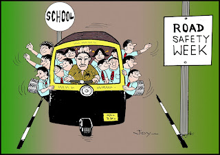 Joy's world of cartoons: Road Safety