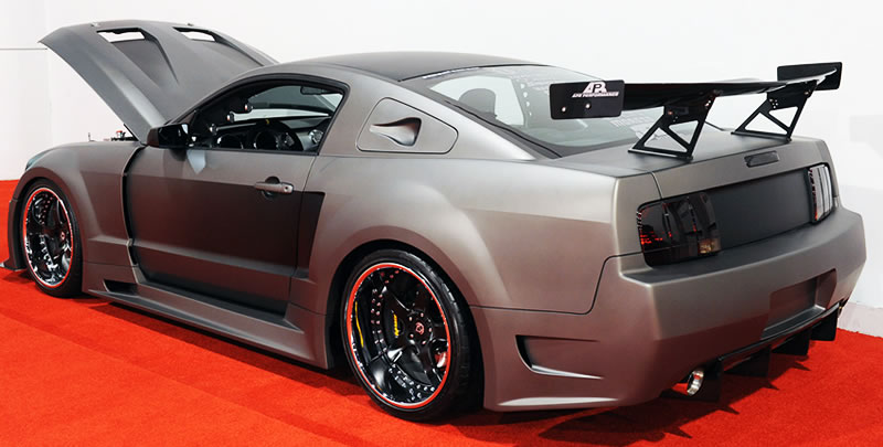 Car Modification: Slammed Widebody Mustang