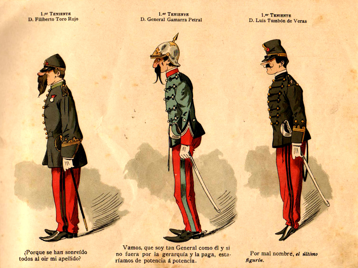 .: PRIMER TENIENTE D. FILIBERTO TORO ROJO