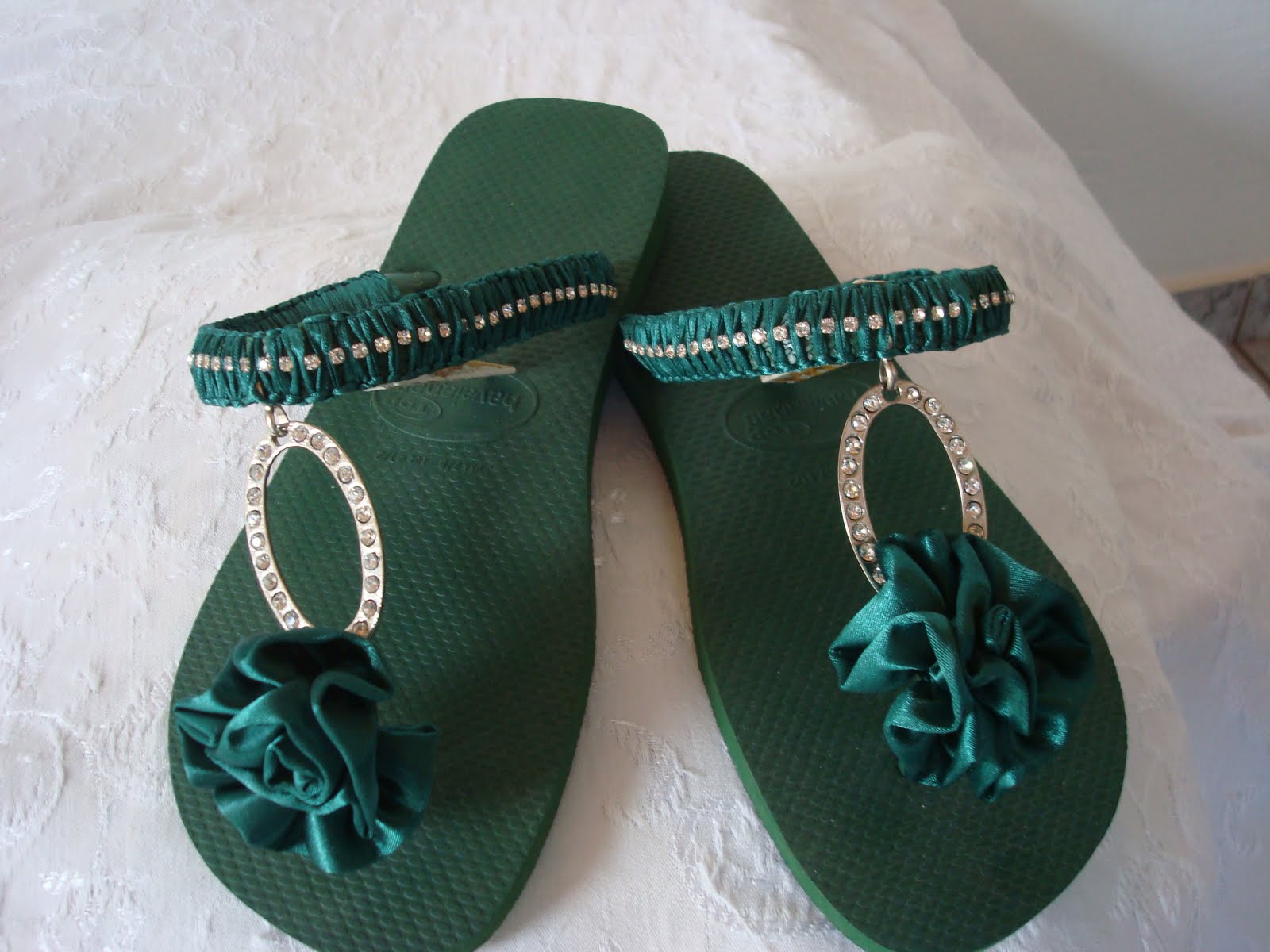 Cristal Ateliê: Chinelas Decoradas