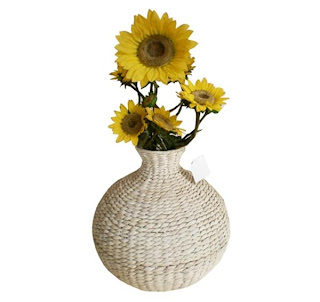 Antique Natural Handicraft Collections: Vase flowers from natural materials
