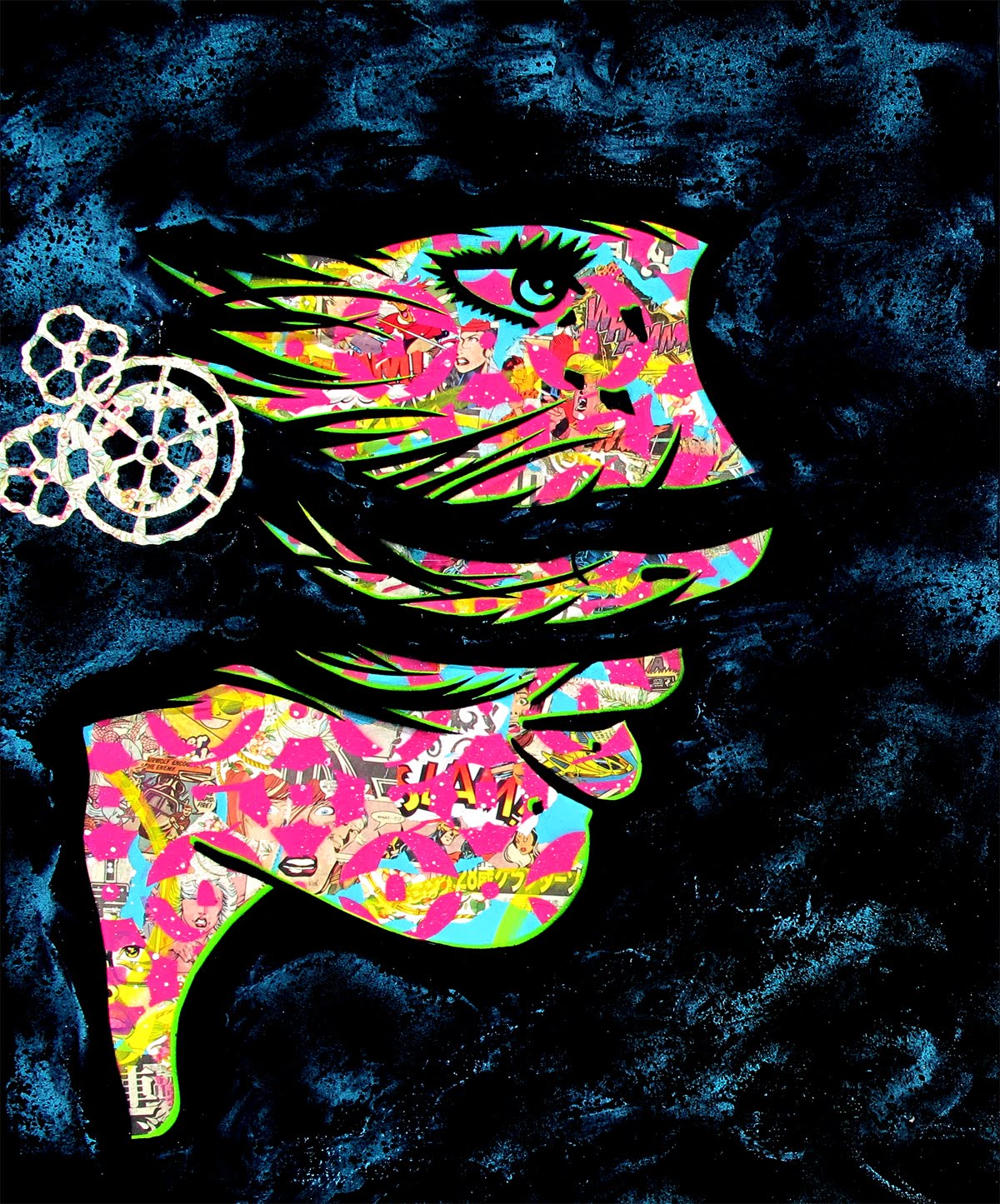 stencil artists | PaperMonster Stencil Graffiti Artist