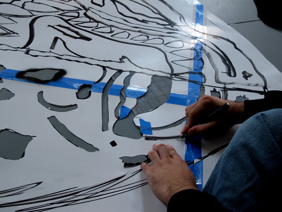 stencil artists | PaperMonster Stencil Graffiti Artist