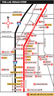 The Deuce Las Vegas Map - Map