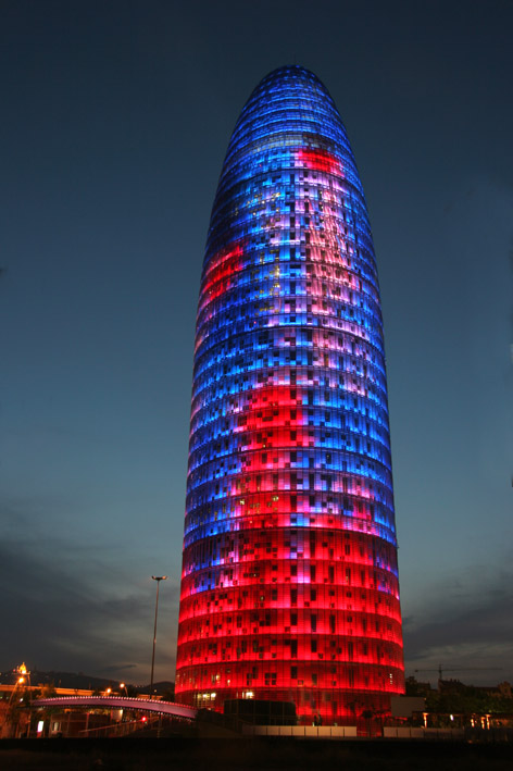 Marzua: Torre Agbar, Barcelona