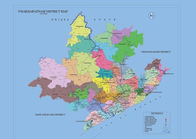 Vizag Roads: Visakhapatnam District Map