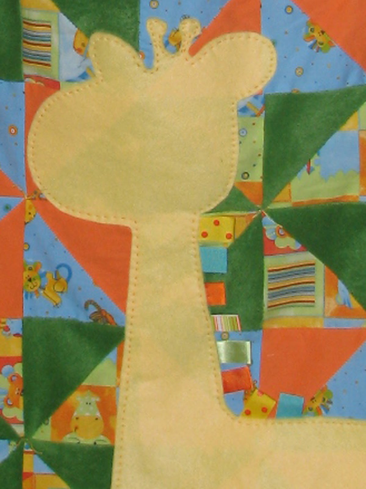 Clever Faeries: Baby Giraffe Quilt... with Ribbons!