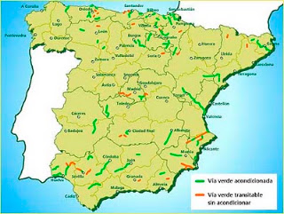 Via Verde Teruel: VÍAS VERDES EN ESPAÑA
