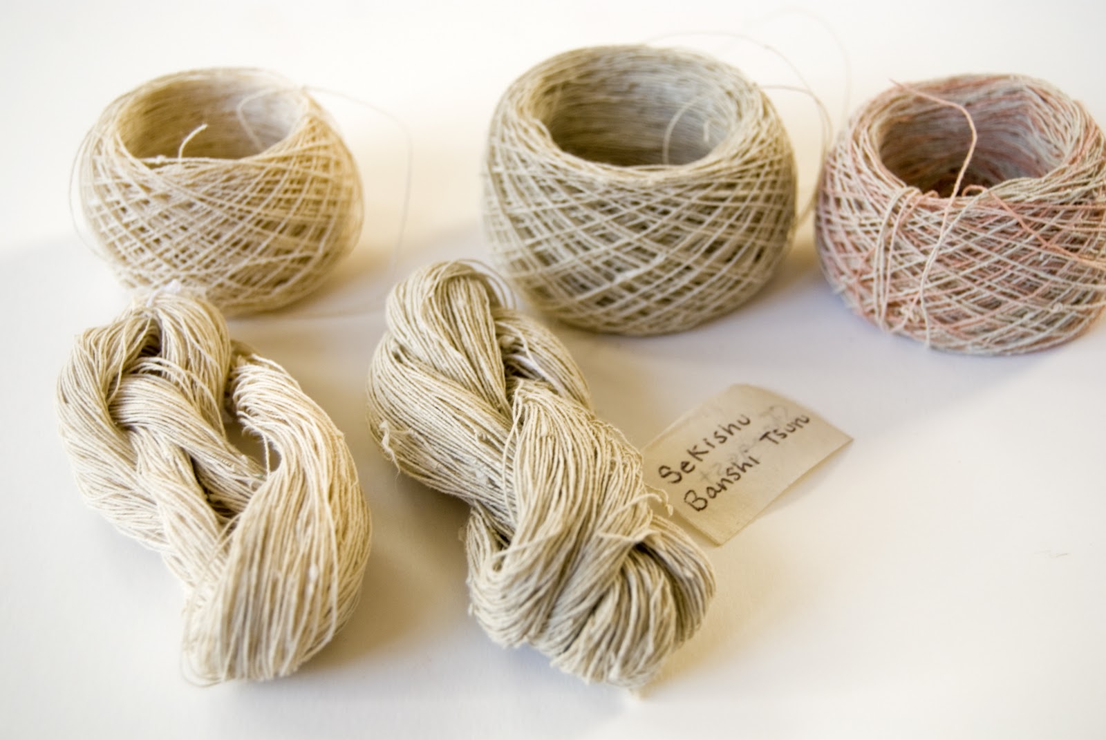 lizz aston: Hand-spun Shifu paper thread