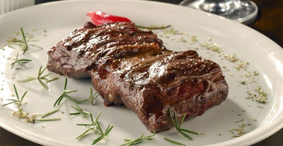 receitas de carnes: contra file assado