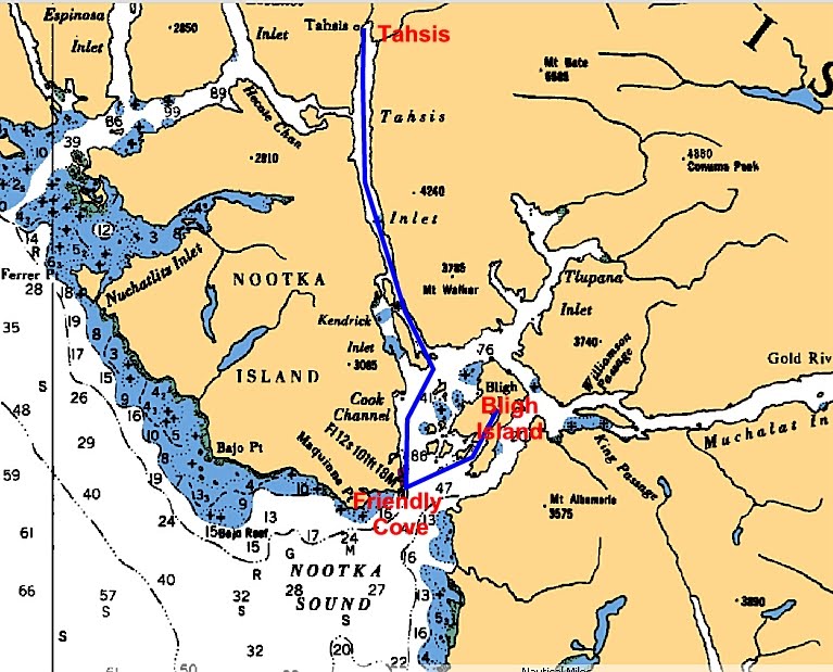 m/v WILD BLUE Cruising Blog: #38 Friendly Cove and Bligh Island