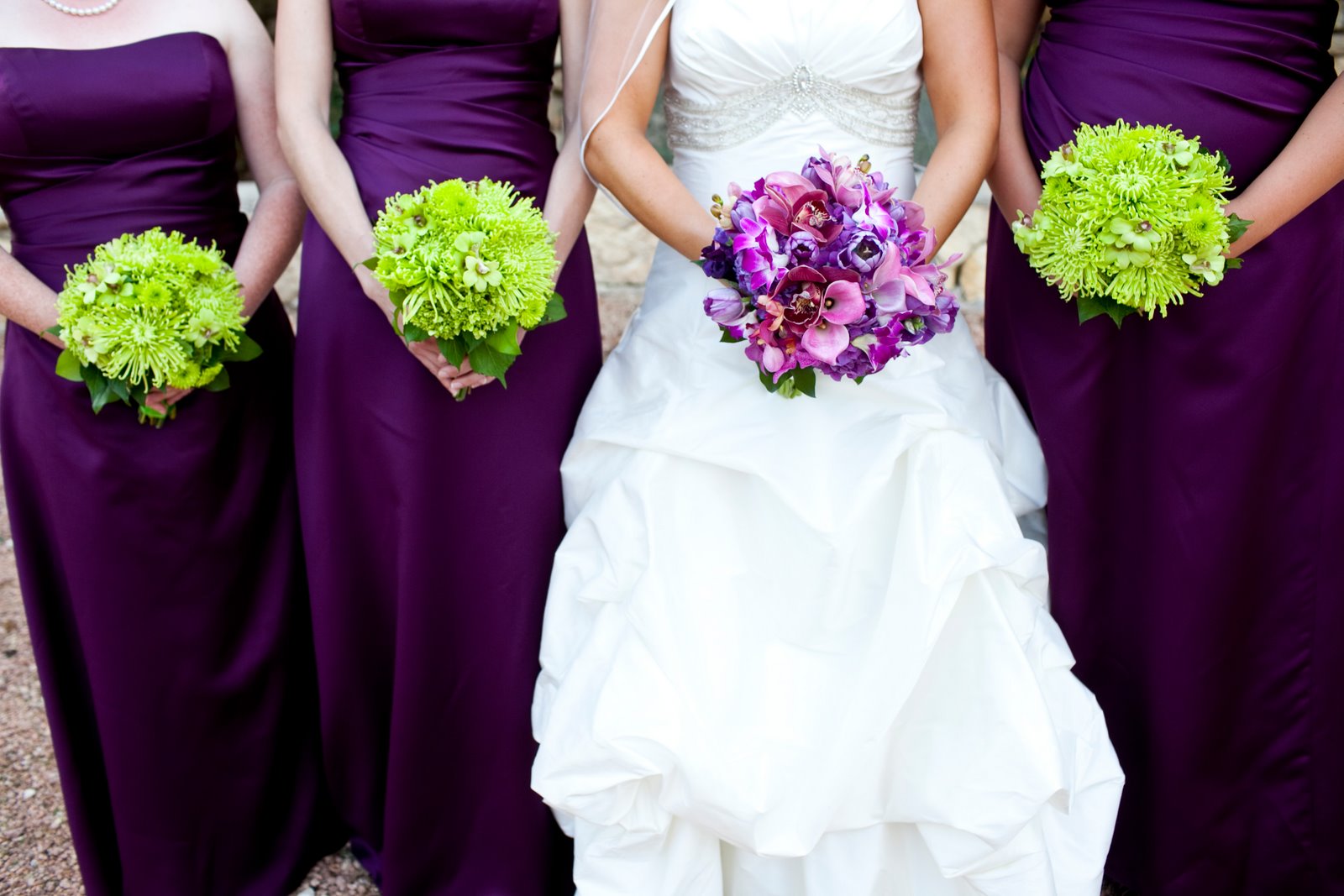 Bouquets of Austin: Green plus purple= popular