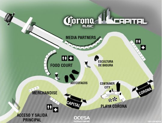 Stars Of cctv: Horarios y mapa del Festival Corona Capital.