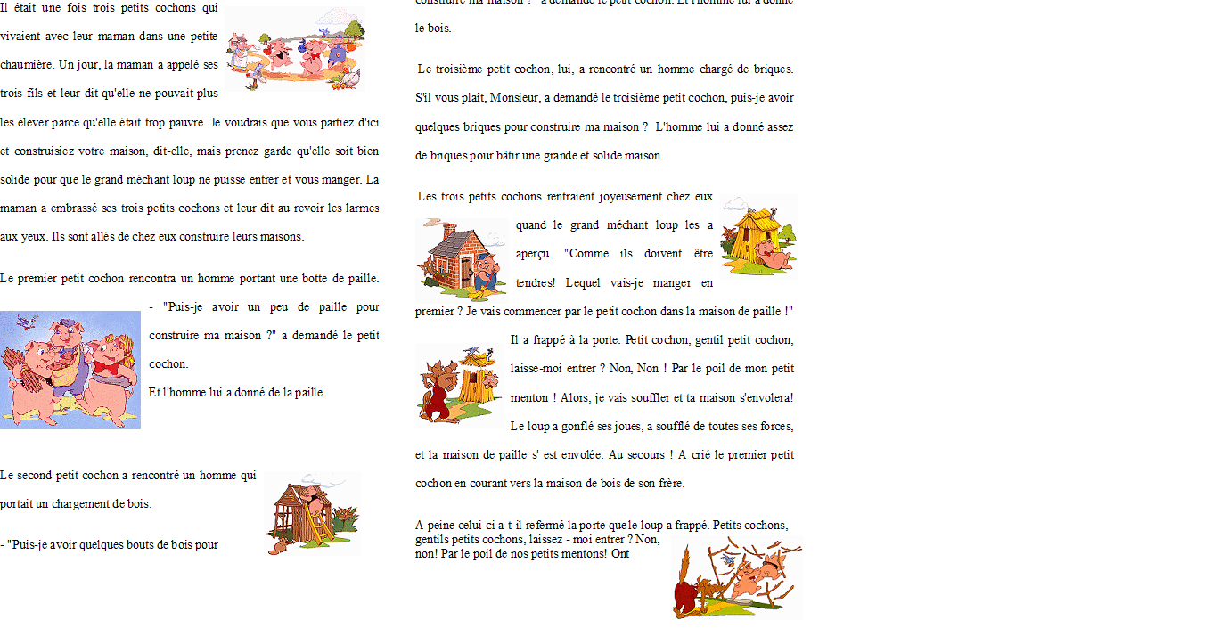 Belle France: Les Trois Petits Cochons