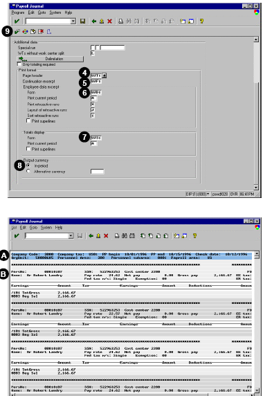 SAP ABAP Human Resource Payroll Journal Report - SAP ABAP